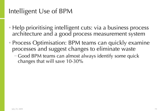 Bpm Implementation Success Criteria And Best Practice | PPT