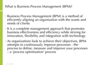 Bpm Implementation Success Criteria And Best Practice | PPT