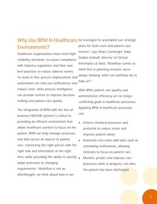 BPM in Healthcare | PDF