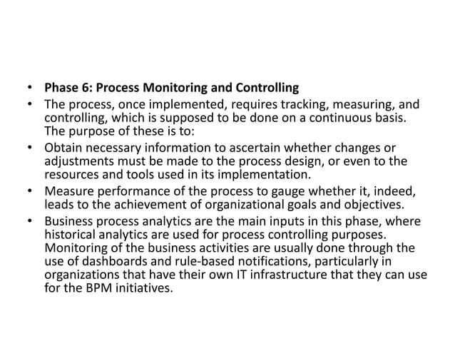 Bpm lifecycle ppt | PPTX | Business | Business and Finance