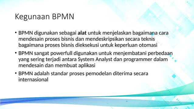 Business Process Model Notation (BPMN) Dr. Yohan Naftali | PPTX