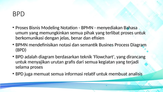 Business Process Model Notation (BPMN) Dr. Yohan Naftali | PPTX