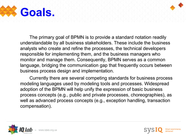 Role of BPMN in Business | PPT | Computing | Technology & Computing