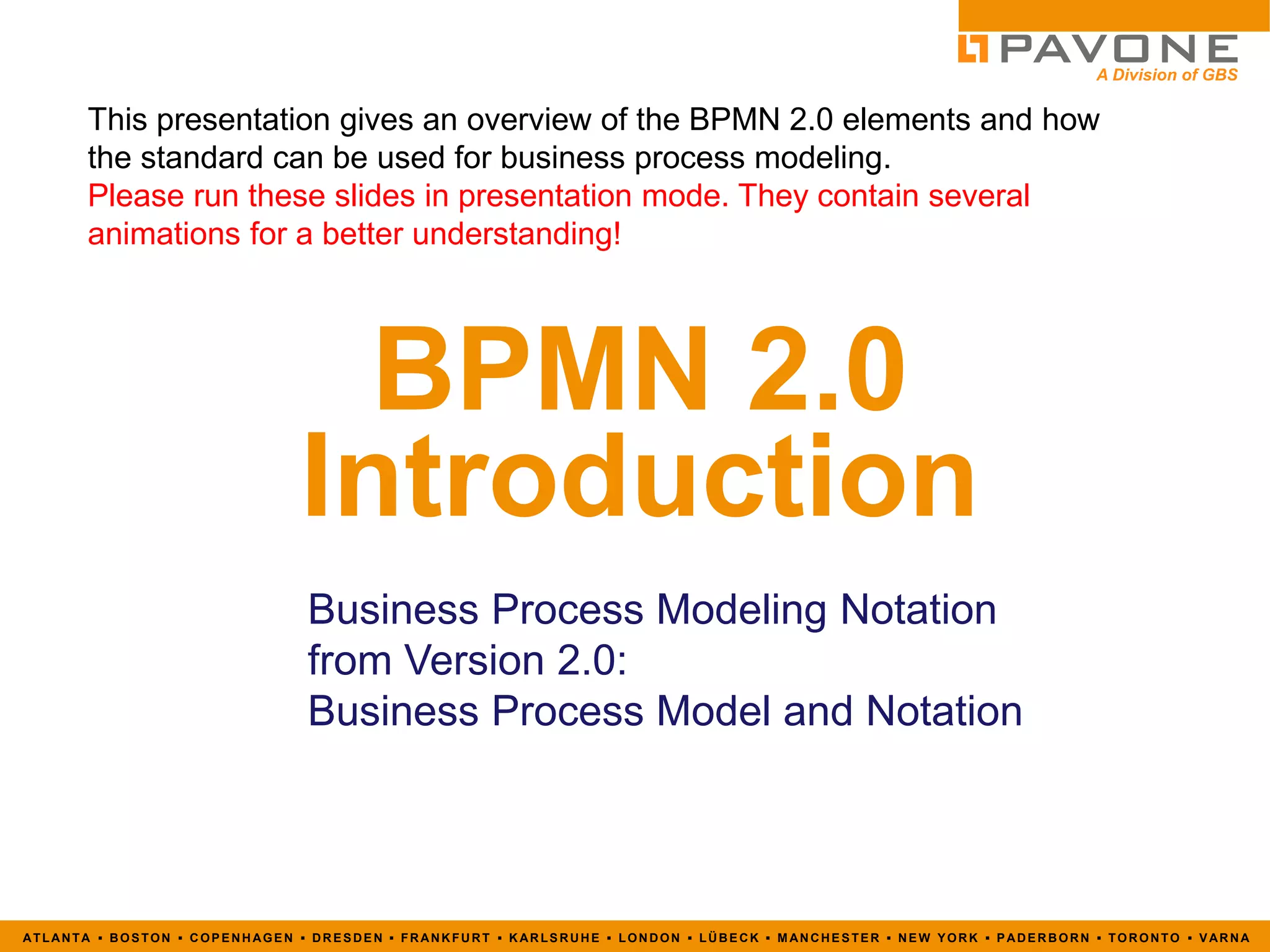 BPMN 2.0 Introduction | PDF