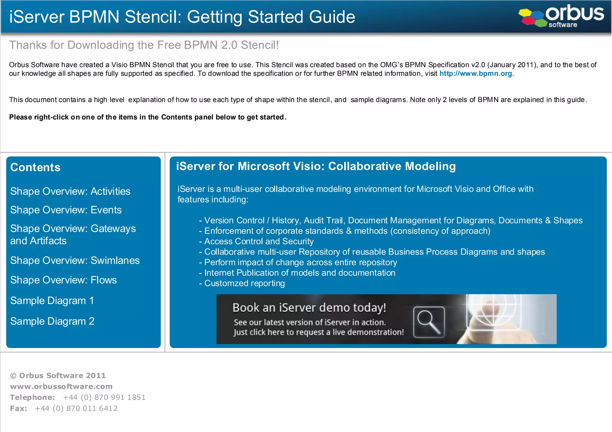 Bpmn 2 0 getting started guide | PDF