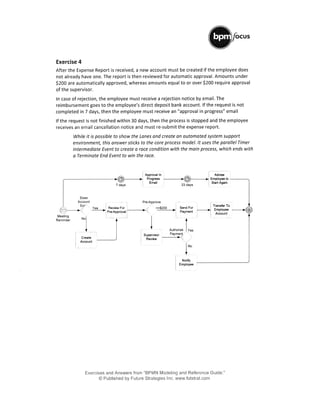Bpmn exercises and solutions | PDF