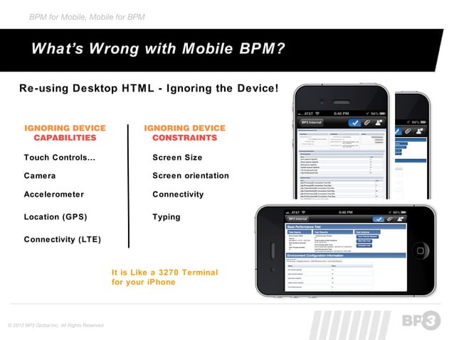 BPM for Mobile, Mobile for BPM | PPT | Computer Software and ...