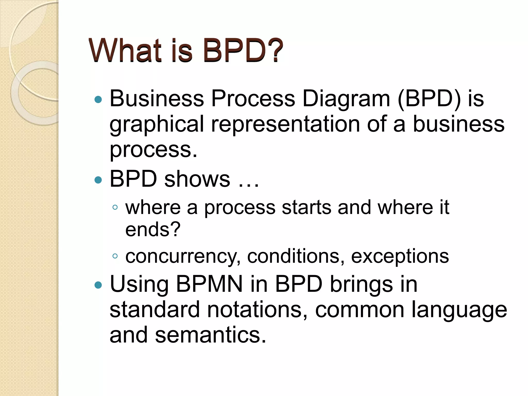 BPMN Introduction and BPD in Visio | PDF
