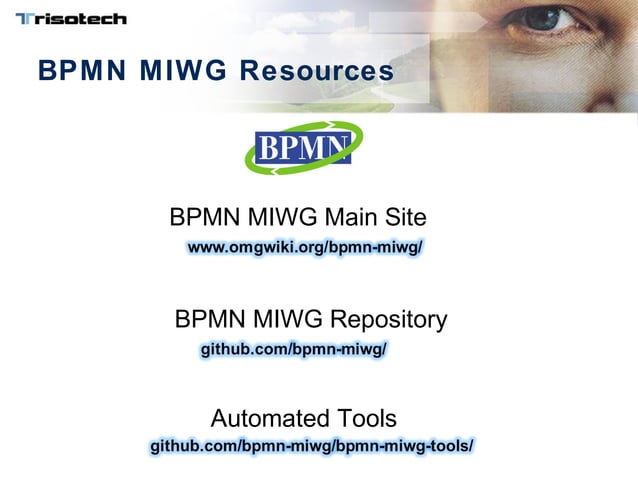BPMN MIWG Status Update June 2013 | PPT