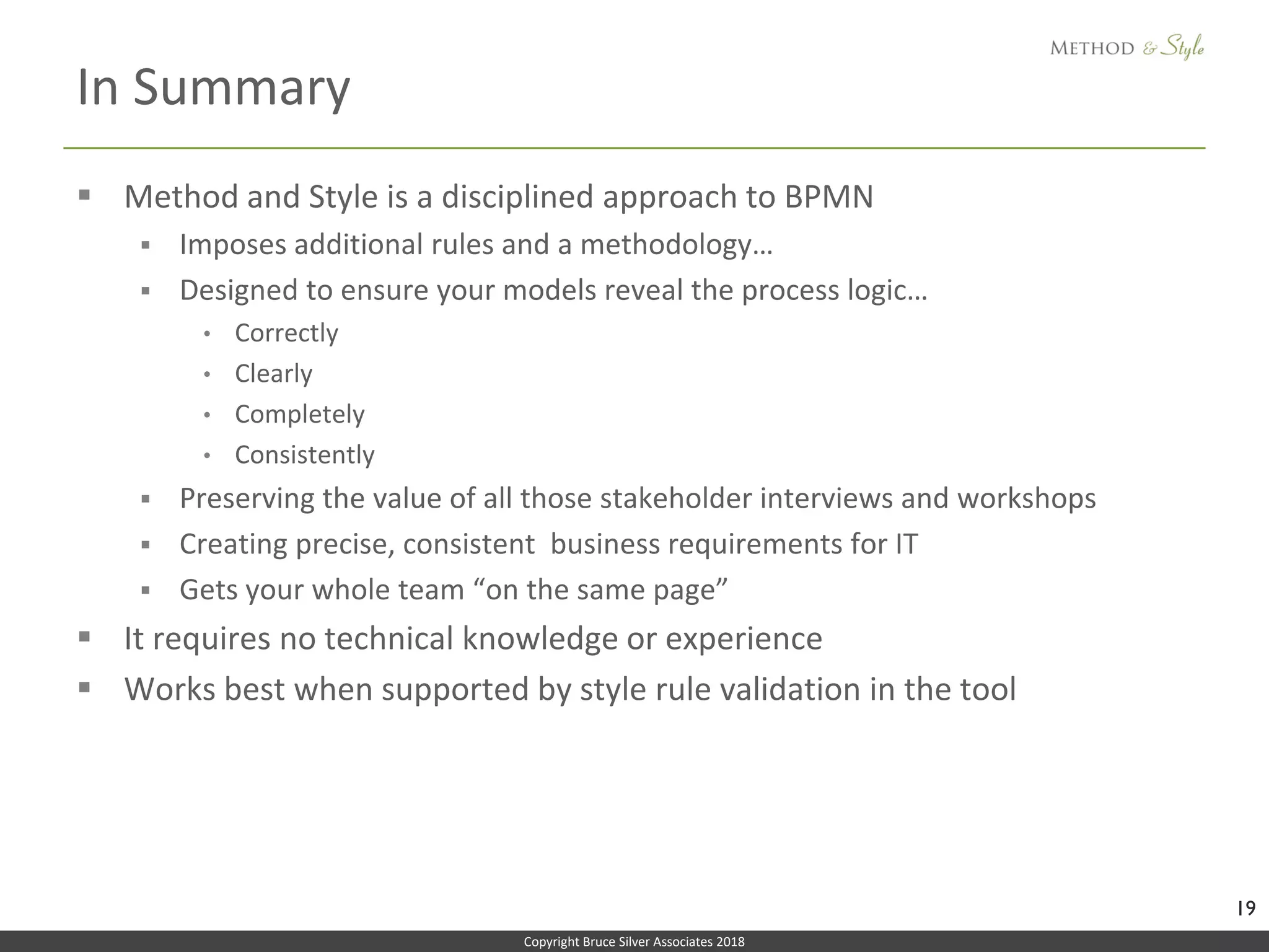 BPMN Modeling with Method and Style | PDF
