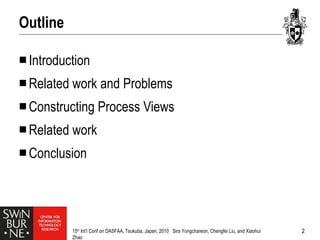 BPMN process views construction | PPT