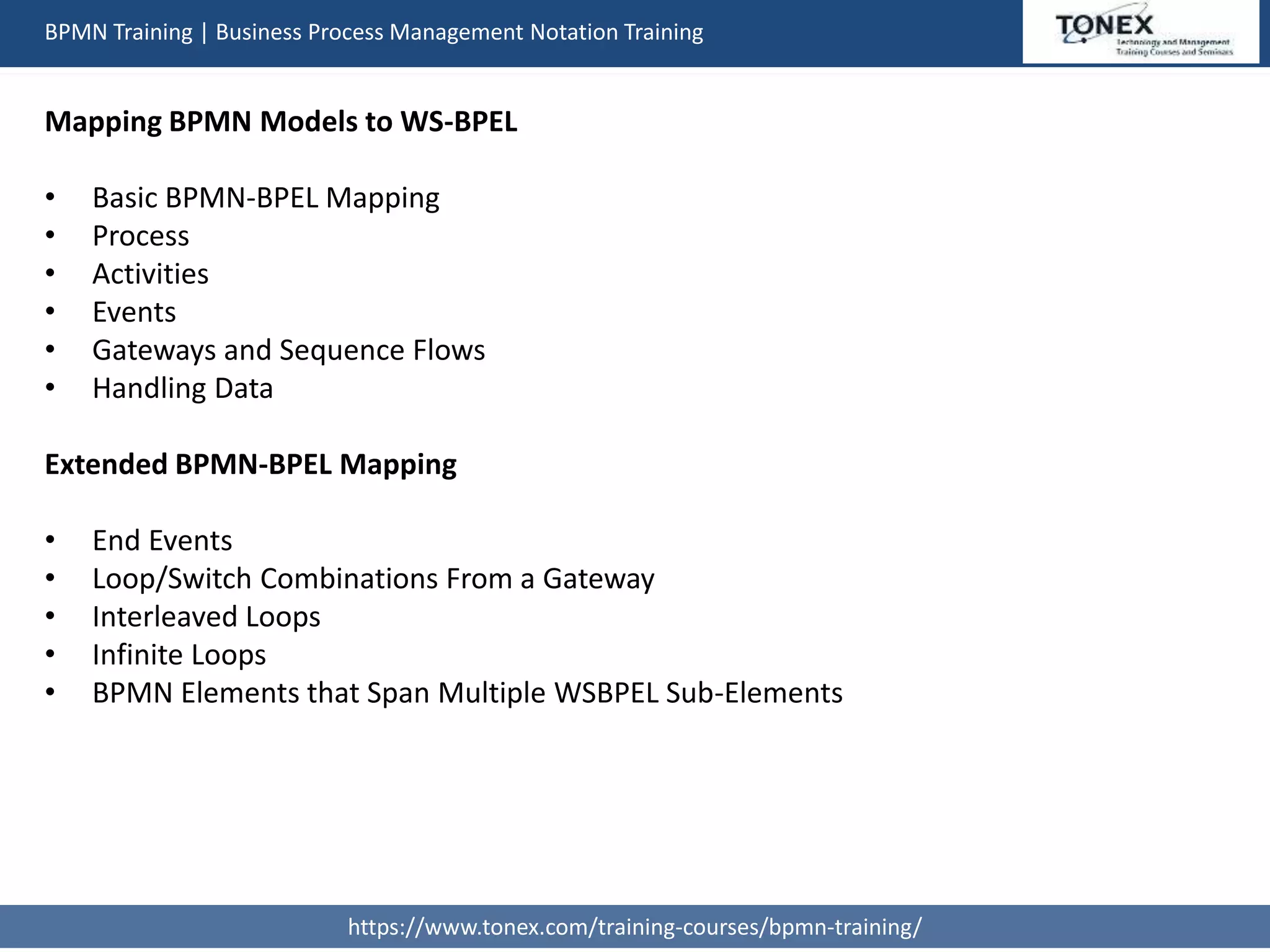 BPMN Training - Business Process Management Notation Training | PPT
