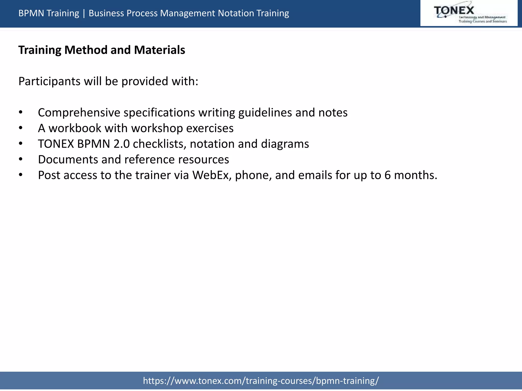 BPMN Training - Business Process Management Notation Training | PPT