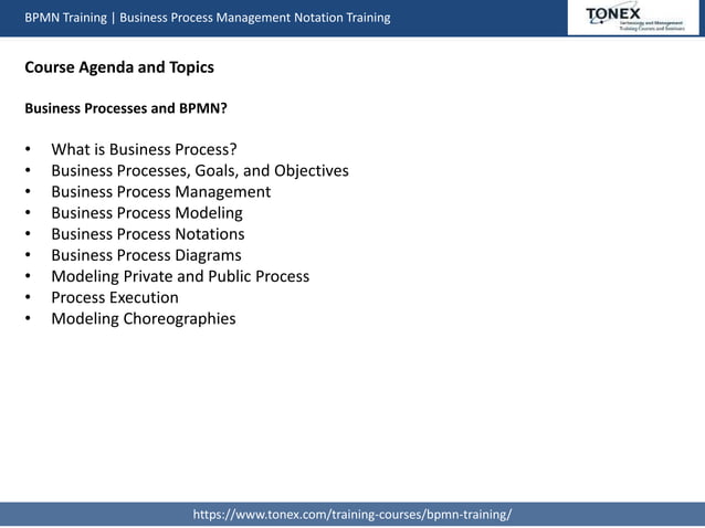 BPMN Training - Business Process Management Notation Training | PPT