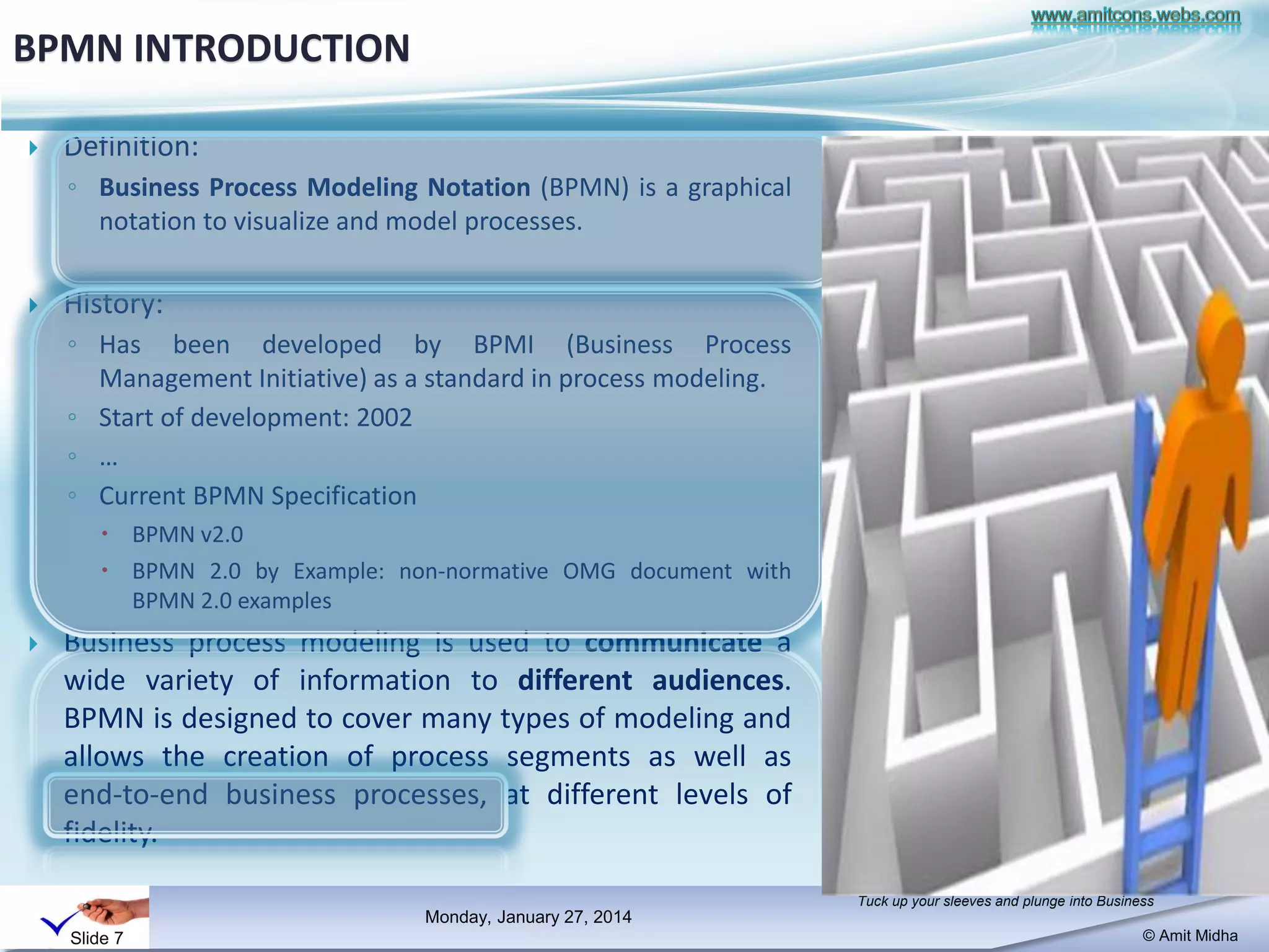 BUSINESS PROCESS MODELING USING BPMN- TRAINING WORKSHOP | PDF