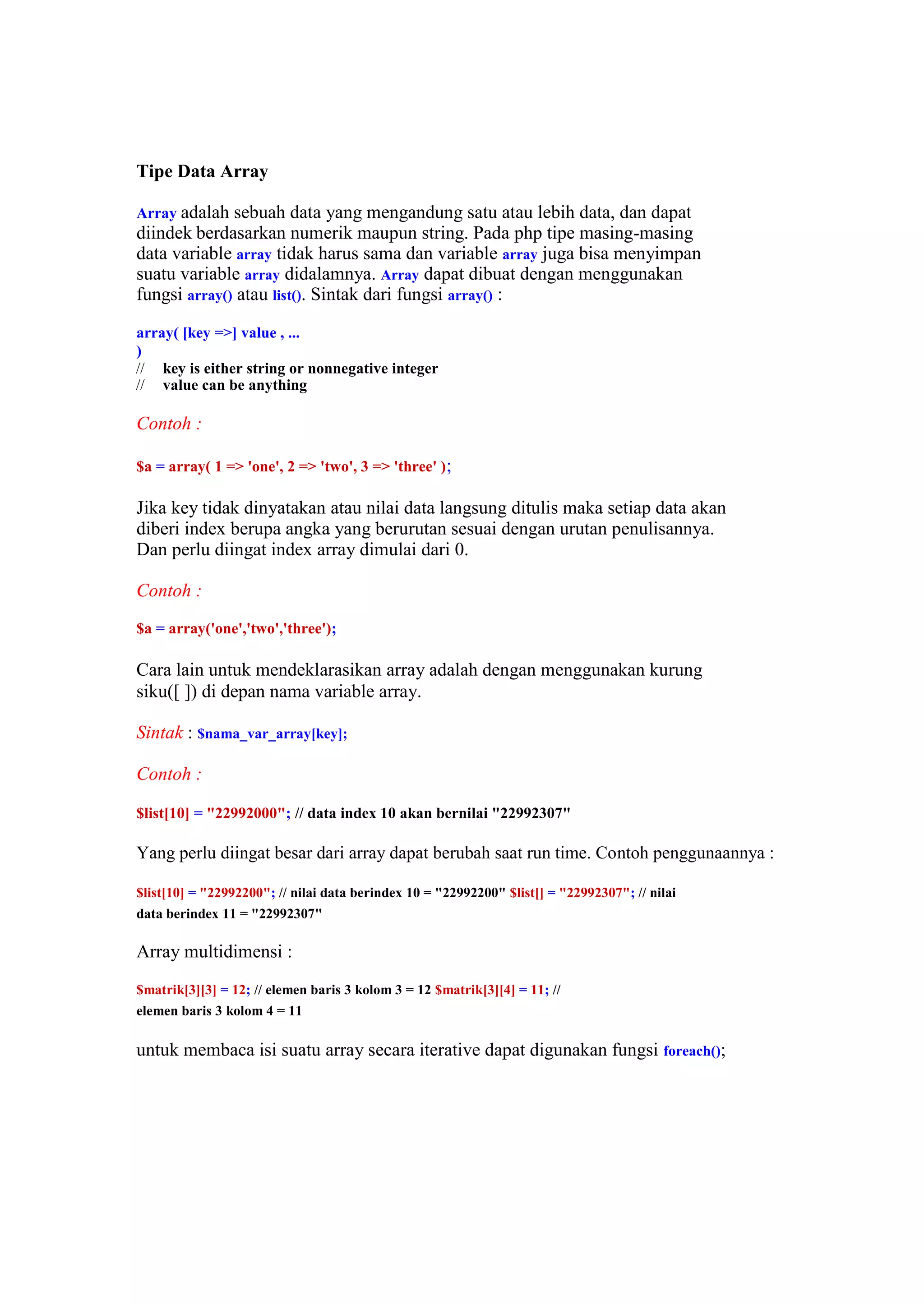 Bpmogrman berorientasi fungsi | DOCX