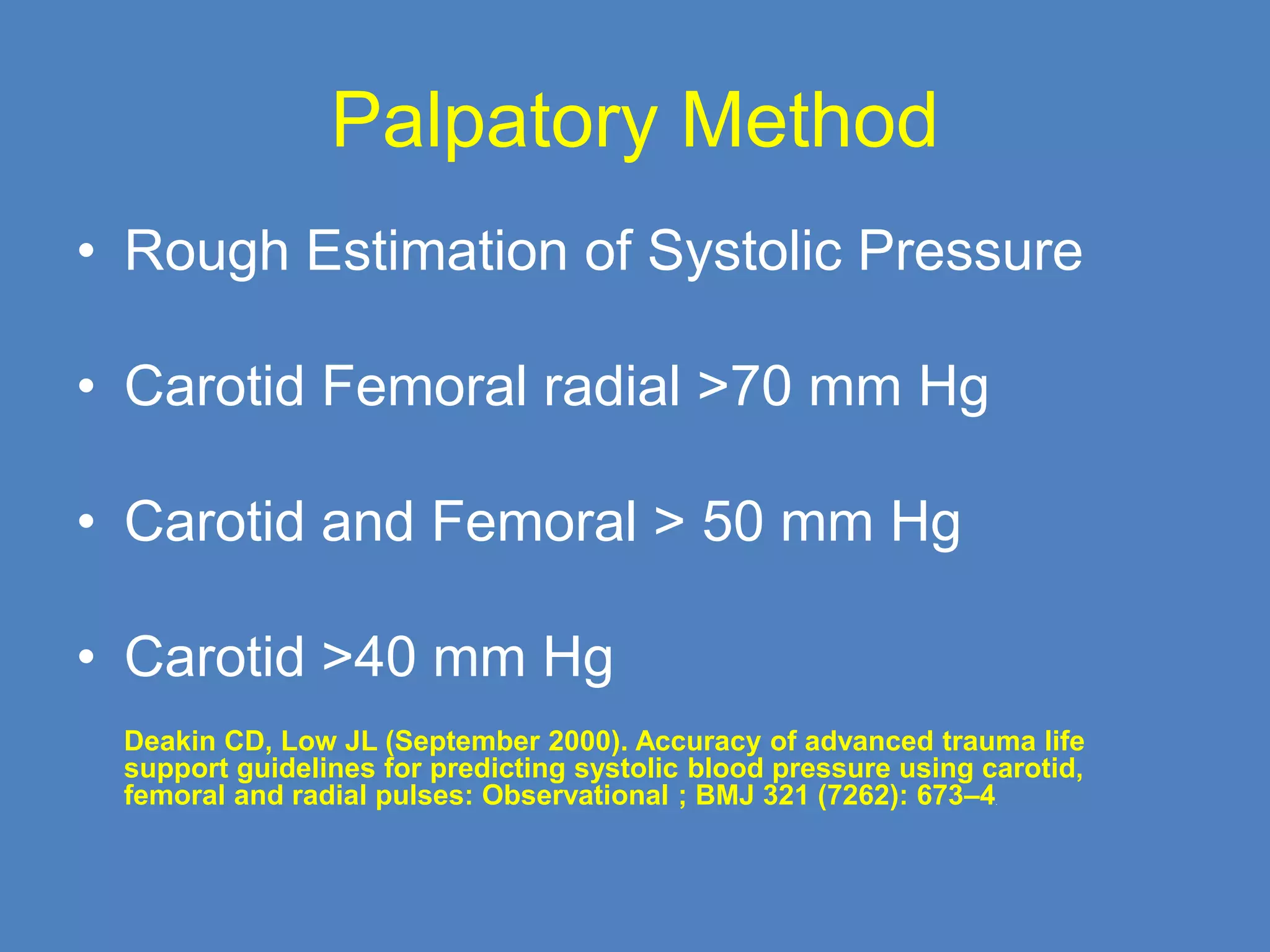 Blood Pressure Measurement | PPTX
