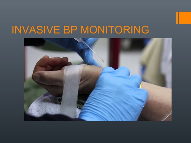 Non Invasive and Invasive Blood pressure monitoring RRT | PPT