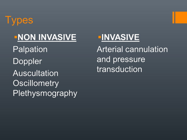 Non Invasive and Invasive Blood pressure monitoring RRT | PPT