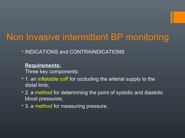 Non Invasive and Invasive Blood pressure monitoring RRT | PPT