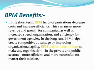 Bpm main concept | PPTX