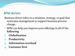 Bpm main concept | PPTX