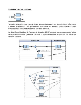 Patrones de Proceso BPM | DOCX