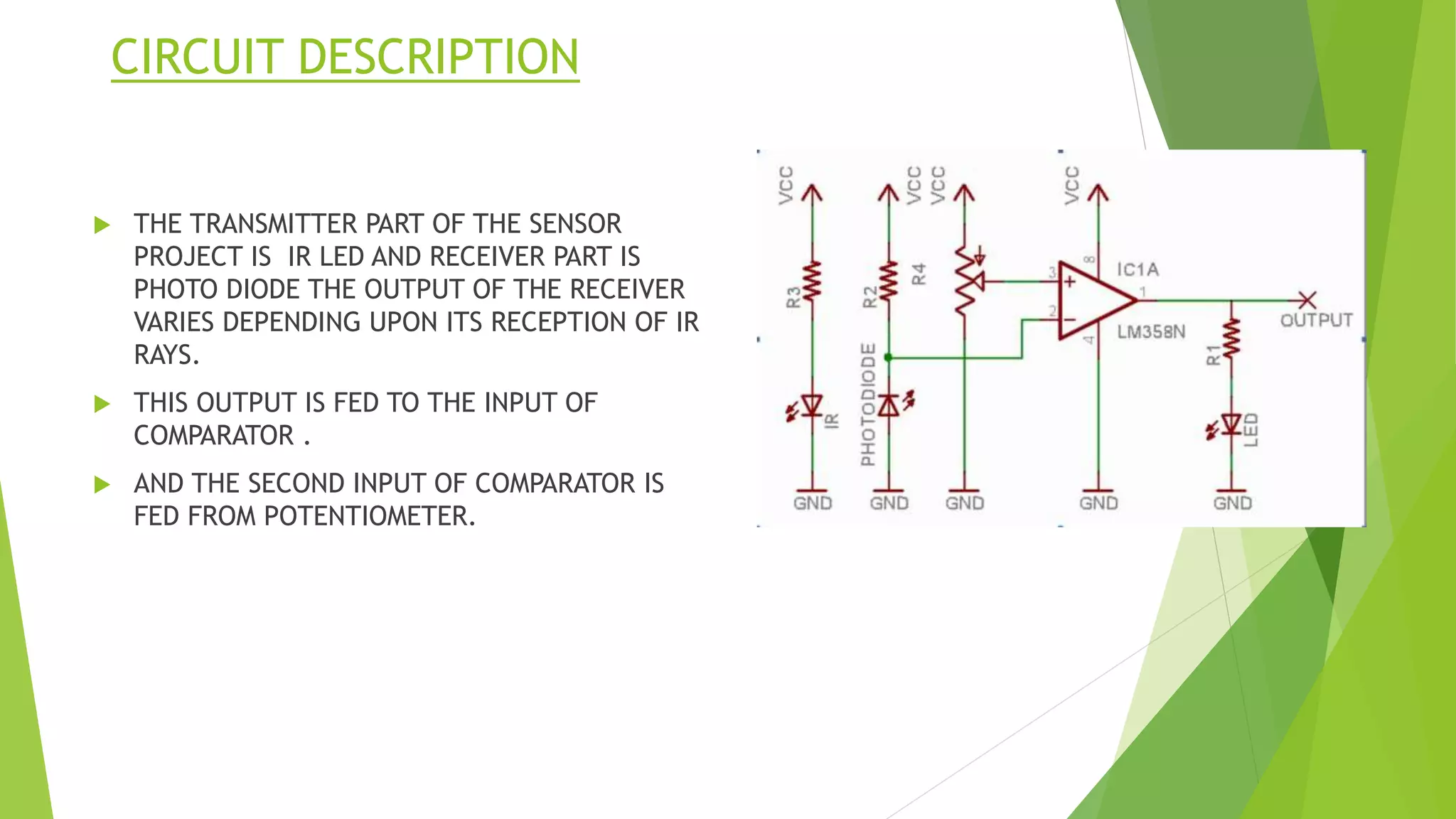 INFRARED SENSOR WORKING PRINCIPLE AND CIRCUIT | PPTX