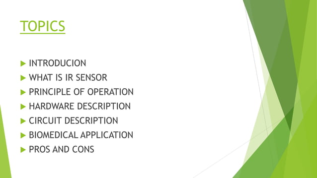 INFRARED SENSOR WORKING PRINCIPLE AND CIRCUIT | PPTX | Computer Peripherals | Computing