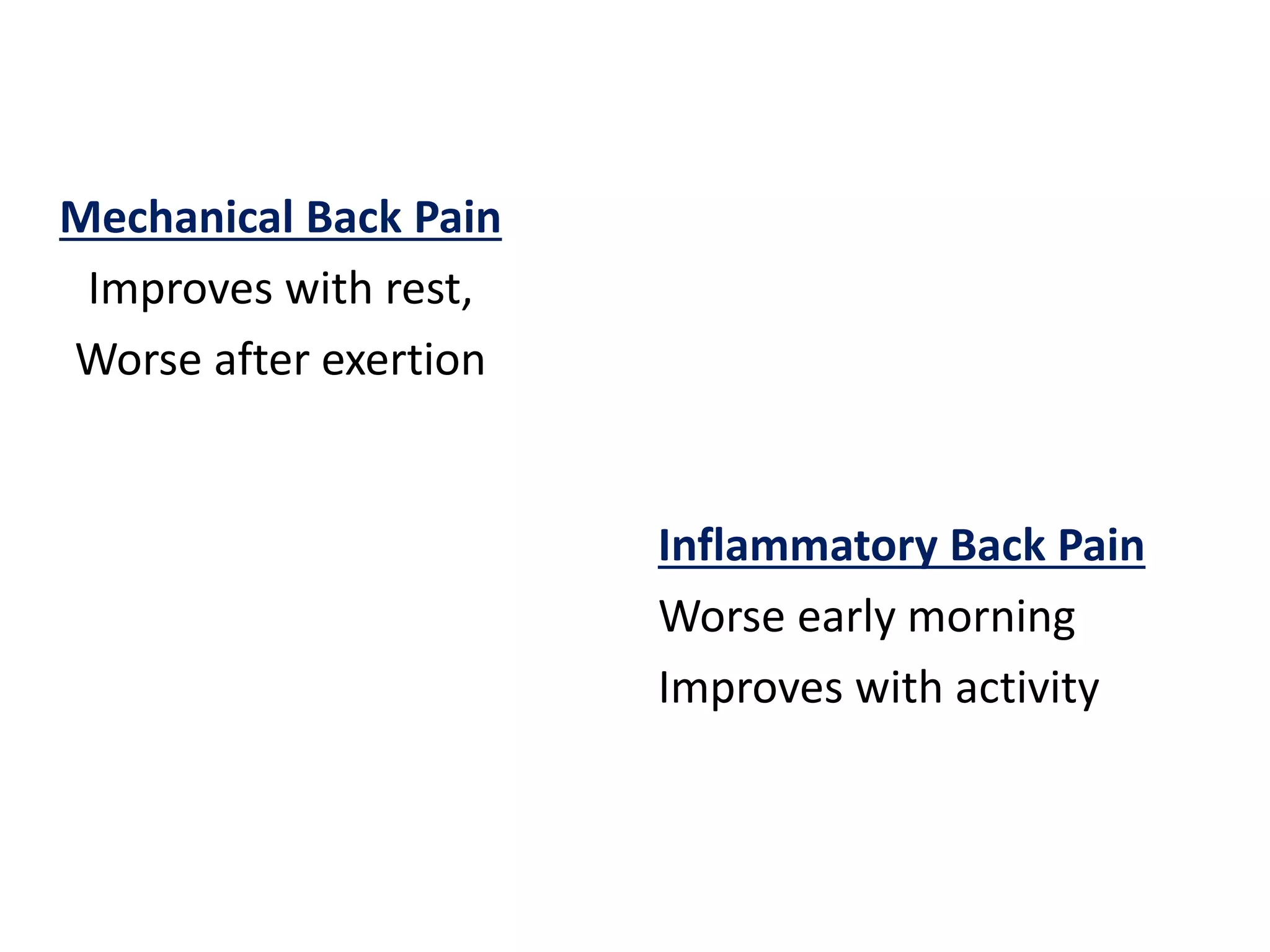 Mechanical back pain | PPTX