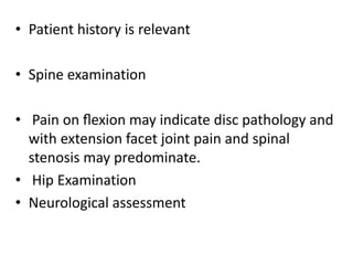 Mechanical back pain | PPTX