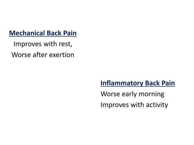 Mechanical back pain | PPTX