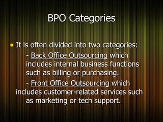 Bpo | PPT