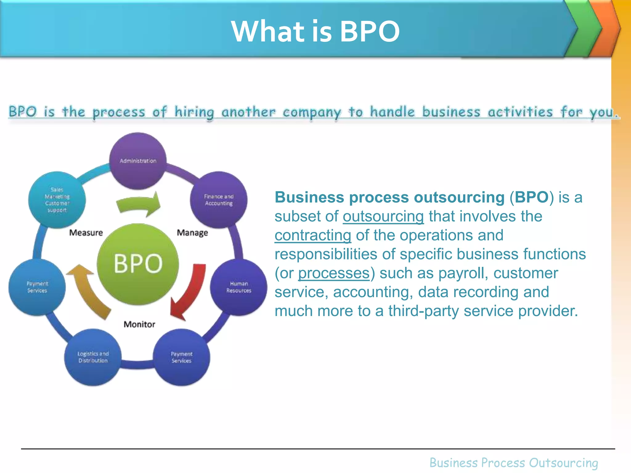 Business Process Outsourcing | PPTX