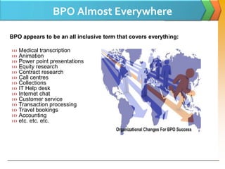 Business Process Outsourcing | PPTX