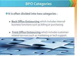 Business Process Outsourcing | PPTX