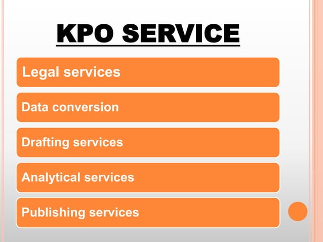 Bpo and kpo | PPTX
