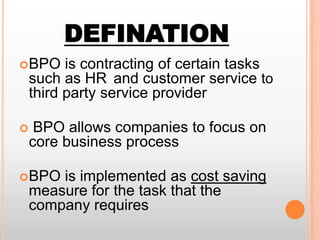 Bpo and kpo | PPTX