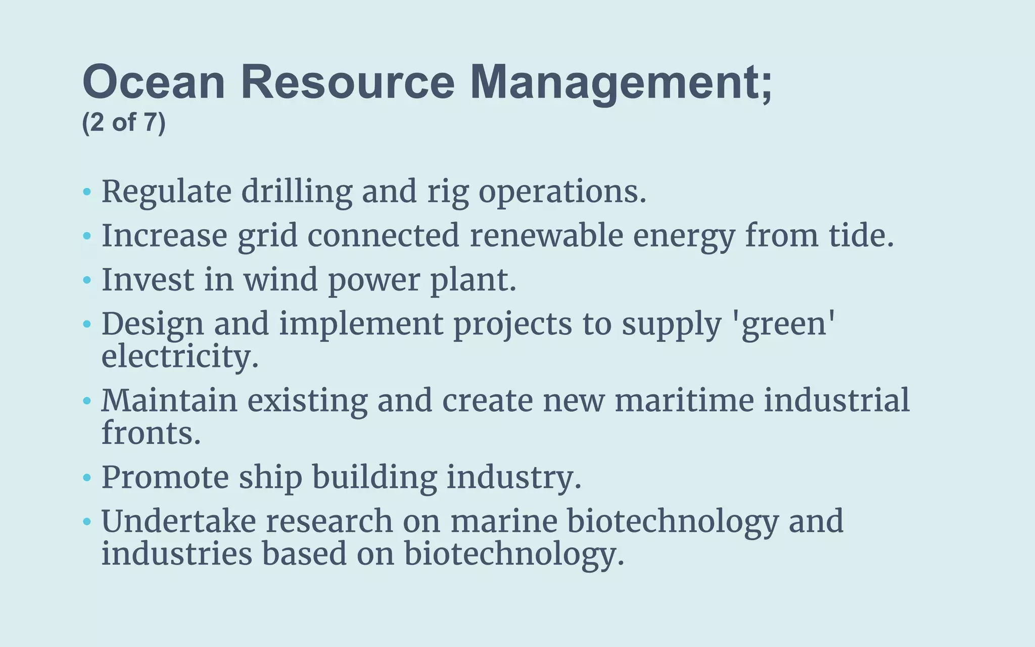 Top ideas for Ocean Resource Management | PPTX