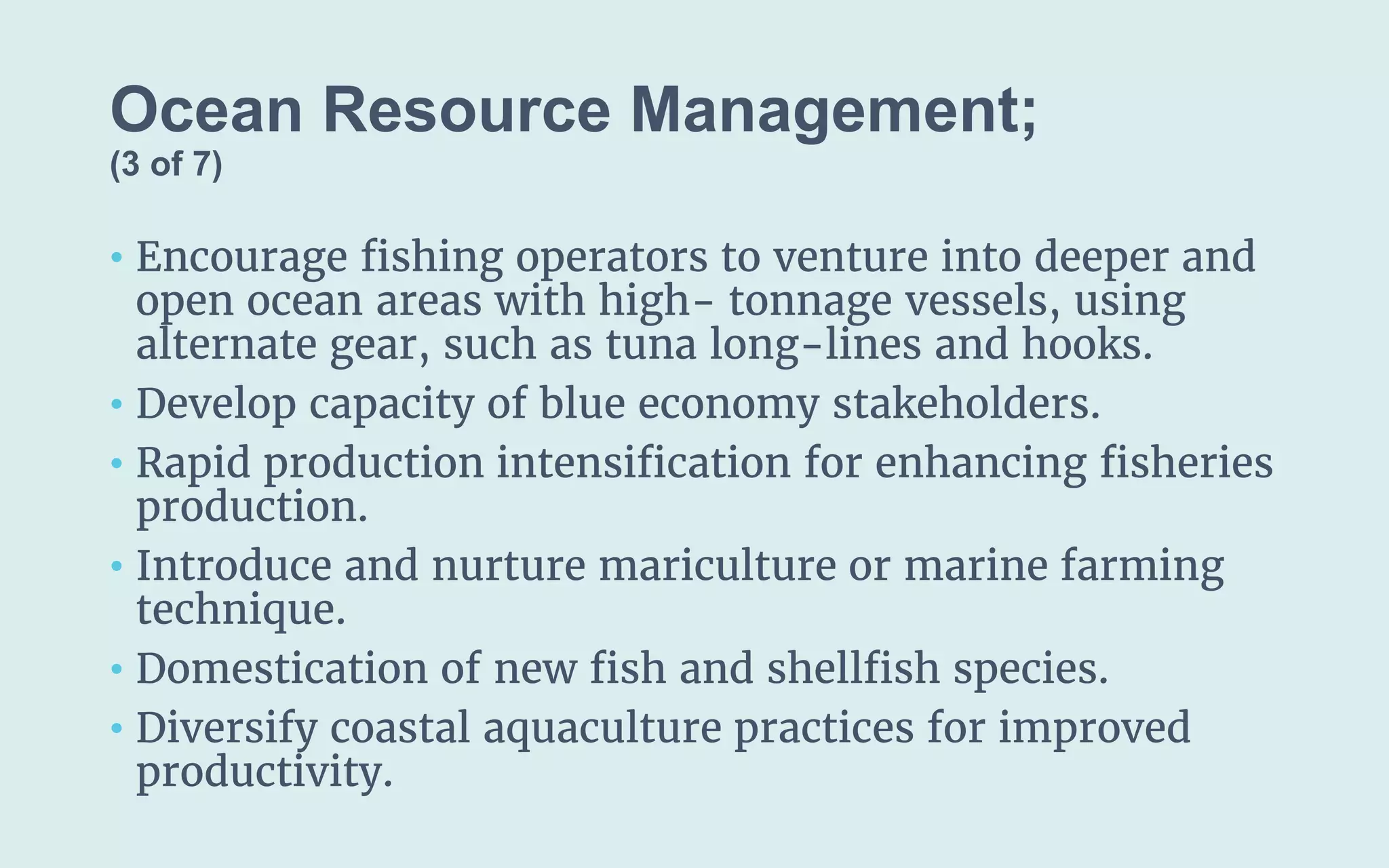 Top ideas for Ocean Resource Management | PPTX