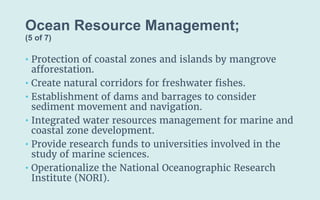 Top ideas for Ocean Resource Management | PPTX