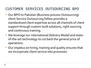 Bpo companies in pakistan | PPT