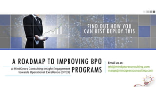 A Roadmap to Improving a BPO Program | PDF