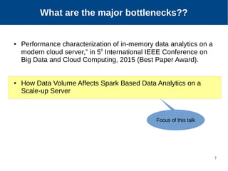 How Data Volume Affects Spark Based Data Analytics on a Scale-up Server | PPT