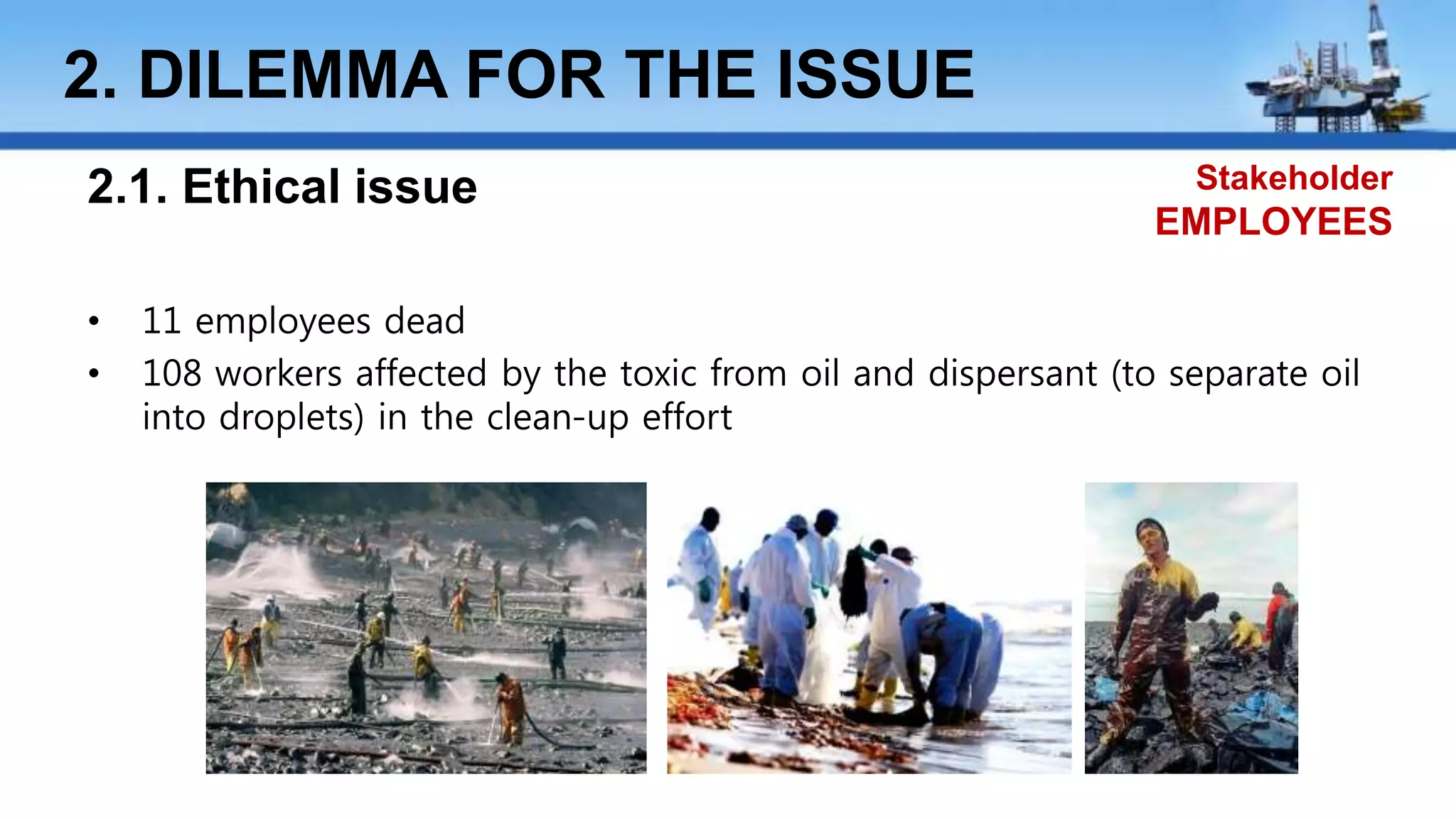 BP's Deepwater Oil Spill Case Study Analysis - Business Ethics | PPTX