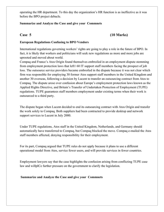 Bpo managements | PDF