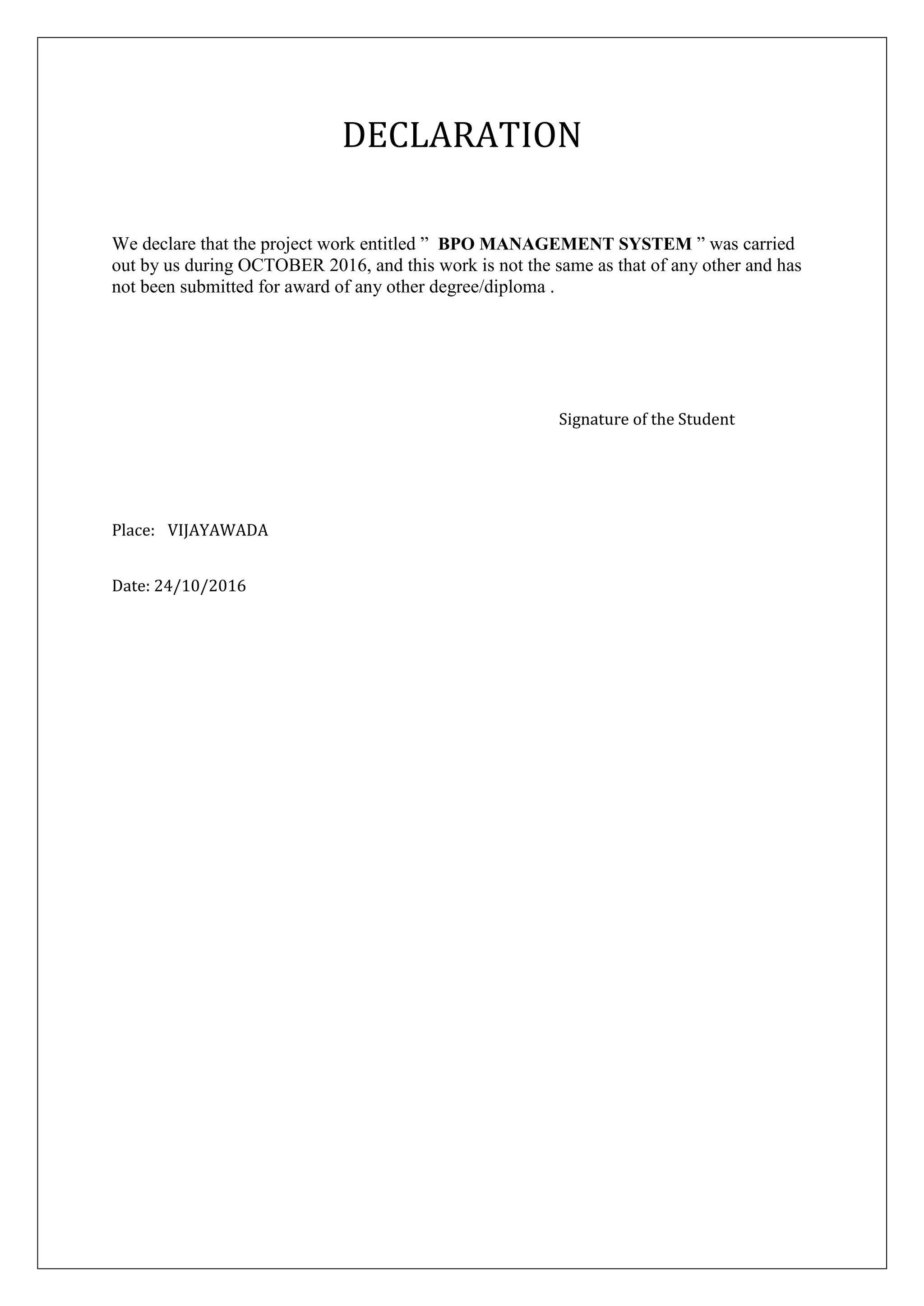 Bpo management systemuml | PDF