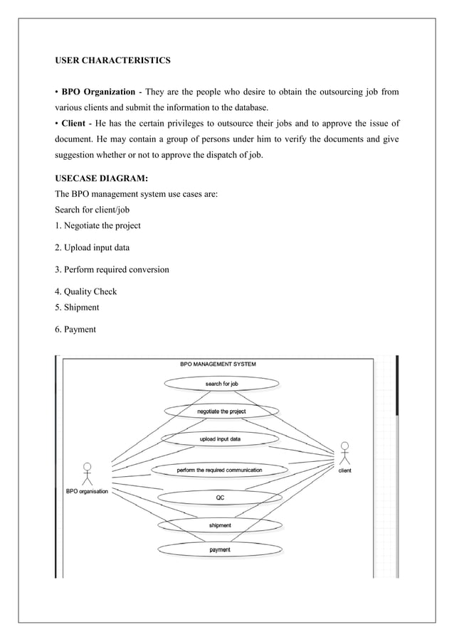 Bpo management systemuml | PDF