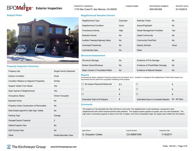 BPO Merge Sample | PDF | Real Estate Buying and Selling | Real Estate