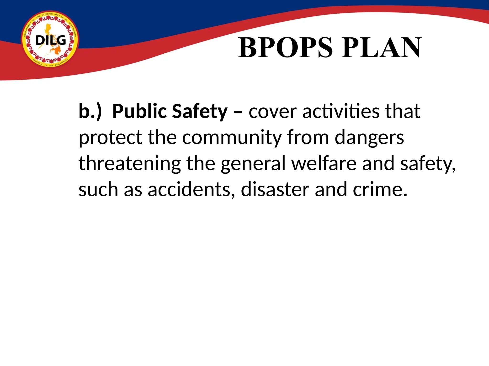 Barangay Peace and Order Planning for BLGU | PPTX